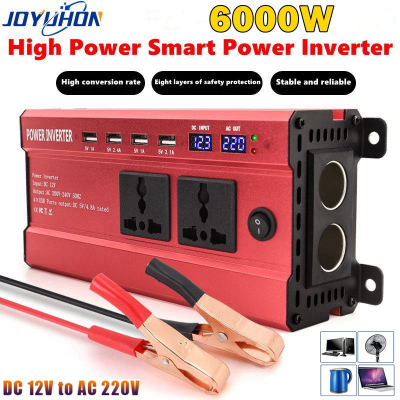 JOYUHON Solar Power Inverter System 10000W/12000W inverter DC12V TO ...