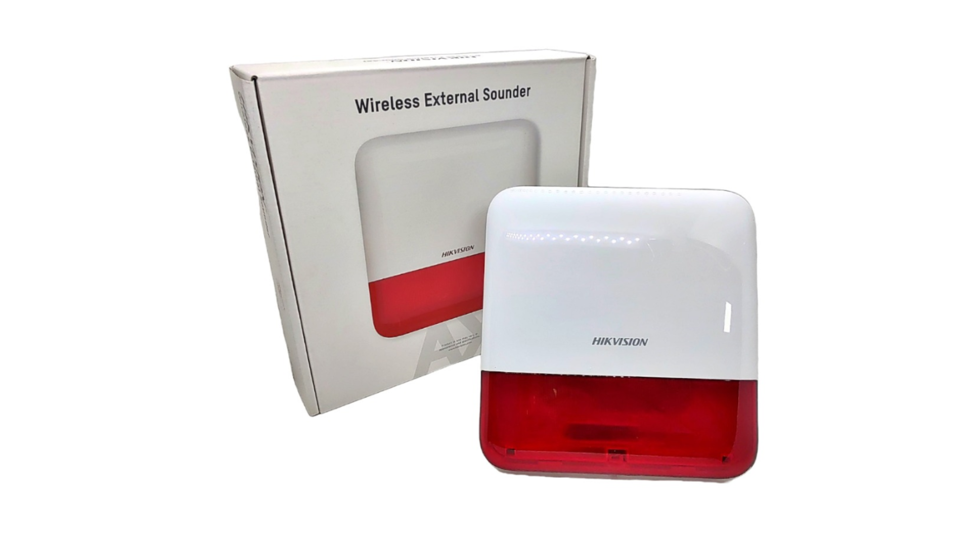 Hikvision AX Pro Wireless Outdoor Sounder with Red Strobe Light ...