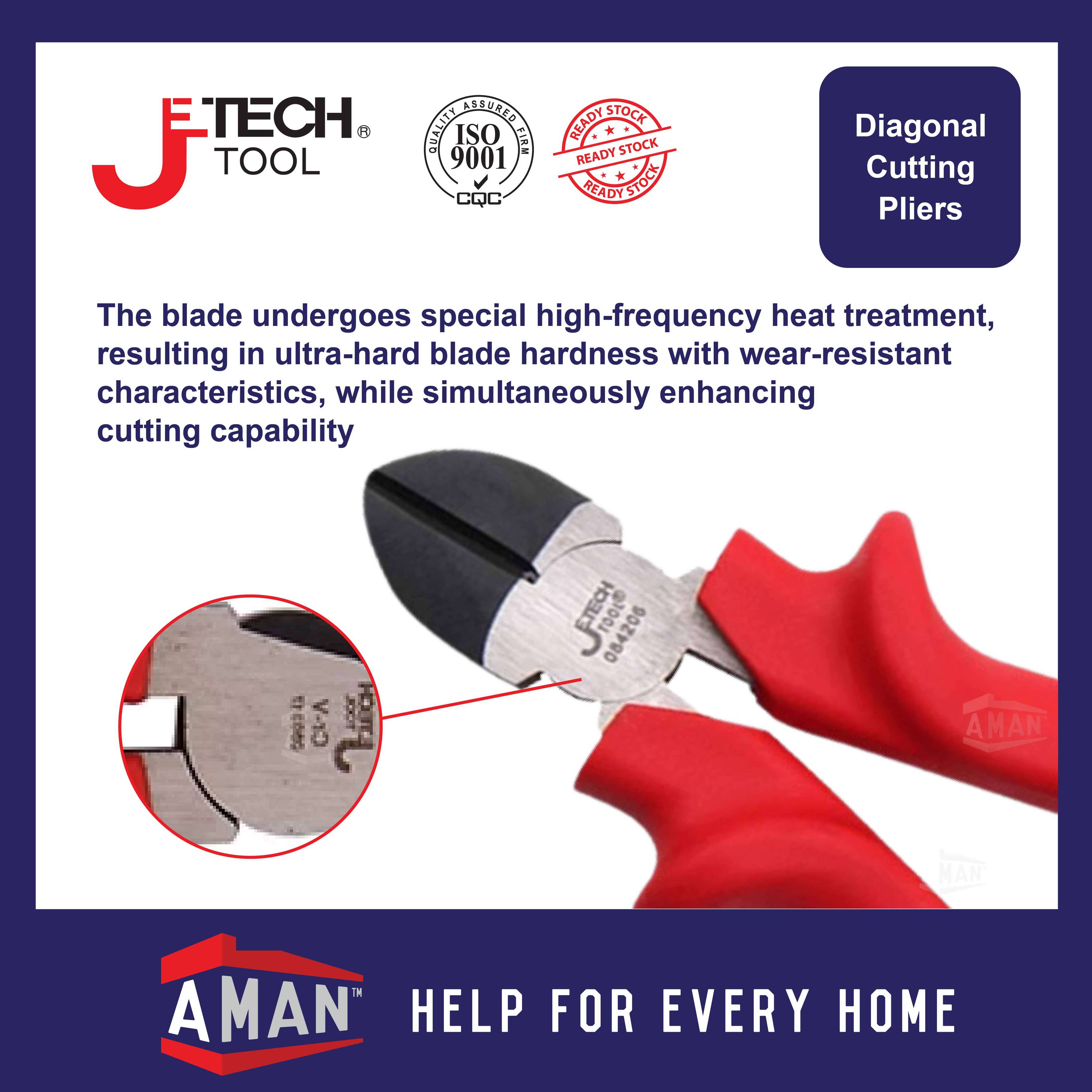 JETECH Diagonal Cutting Plier Diagonal Plier Diagonal Cutter Hand ...