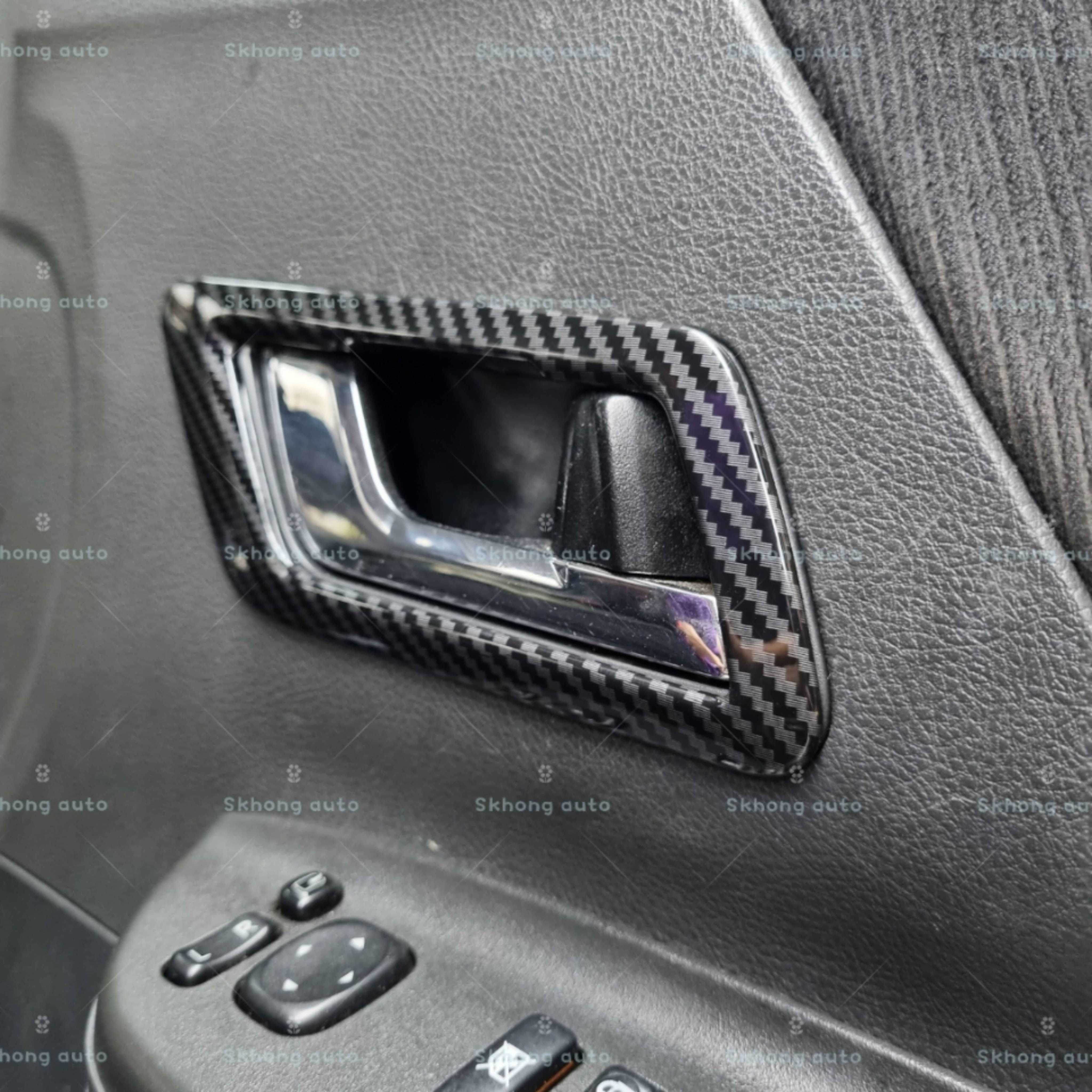 Toyota alphard vellfire anh20 2008-2014 car carbon fiber indoor handle ...
