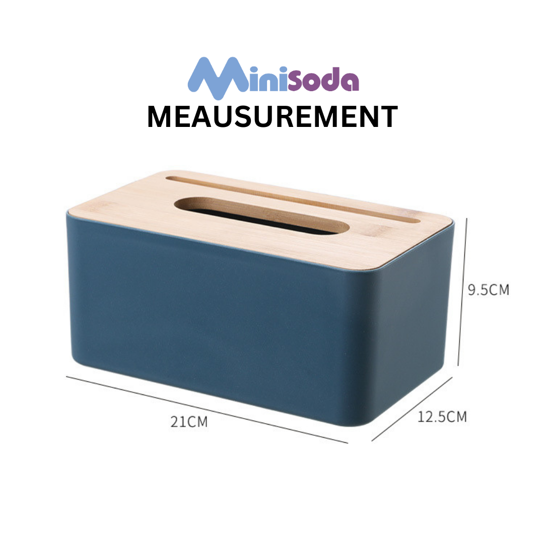 Tissue Box Oak Wood Nordic Muji Bamboo Toilet Paper Box Car Tissue ...