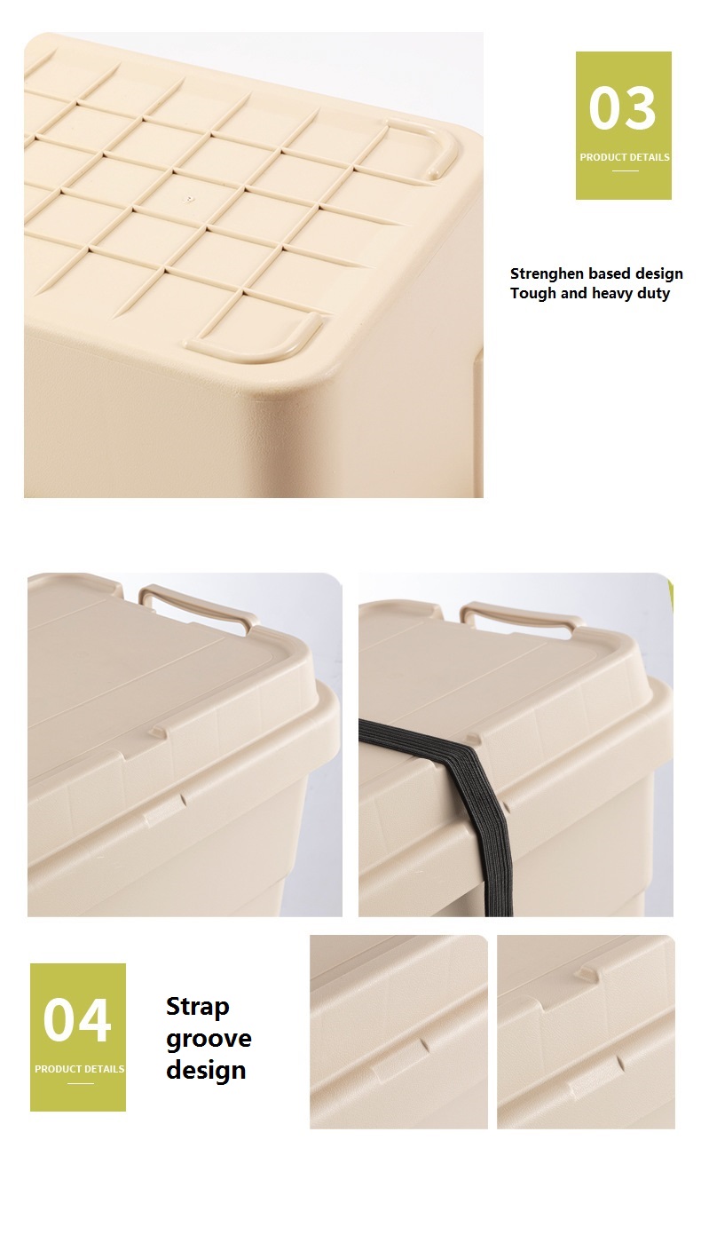 18L/22L Camping Storage Box Multipurpose Portable Steady Heavy Duty ...