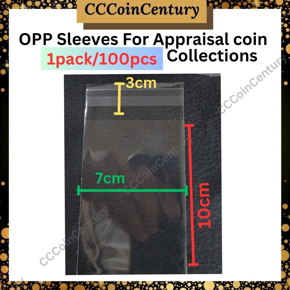 【READY STOCK KL】OPP Sleeves Protection For Appraisal Coin Collections ...