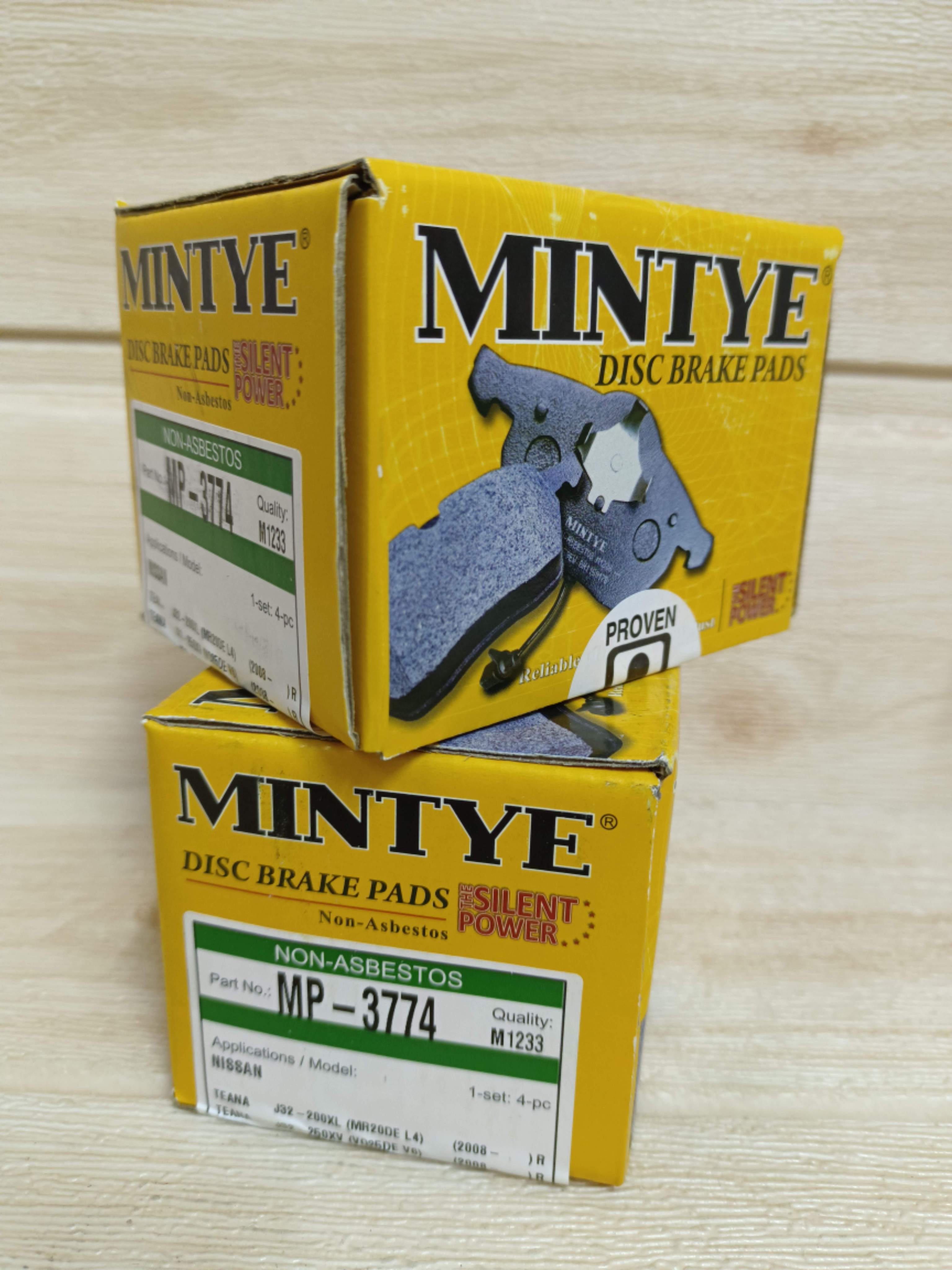 NISSAN SERENA C27 2018Y FRONT / REAR MINTYE DISC BRAKE PADS MP-3930 / DB2374 / MP-3774 / DB2278 ...