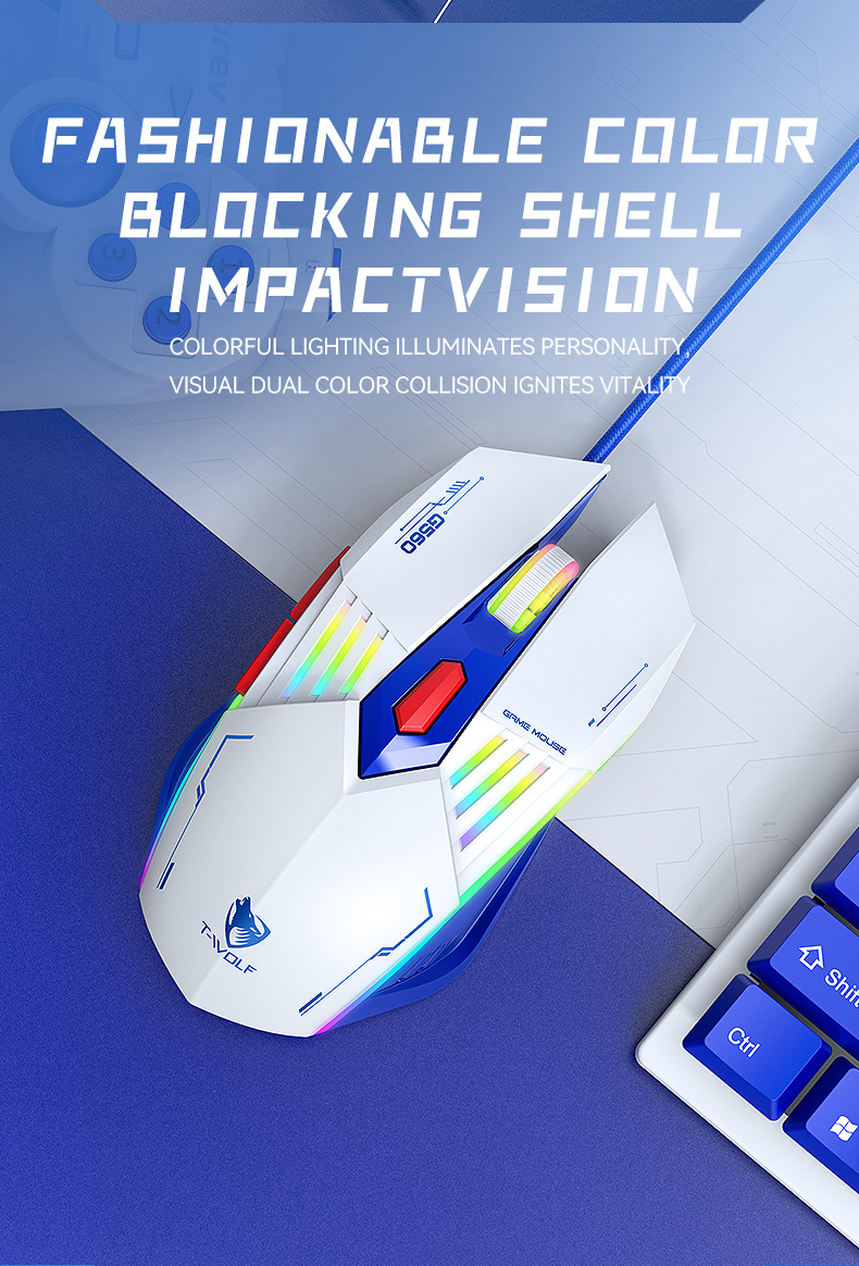 Wired G56 Gaming Mouse 3200Dpi Optical Mouse | Shopee Malaysia