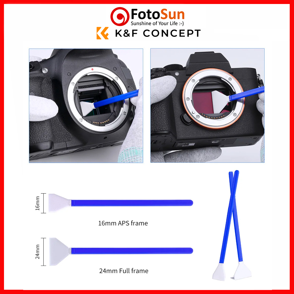 Sensor cleaner / Sensor clean / Cuci sensor camera K&F Concept | Shopee ...