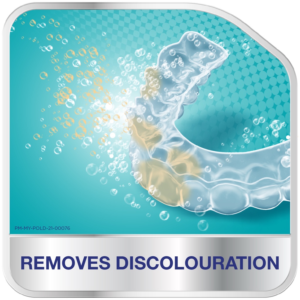 Polident Pro Retainer & Guard Cleanser, Kill Bacteria & Remove Stain ...