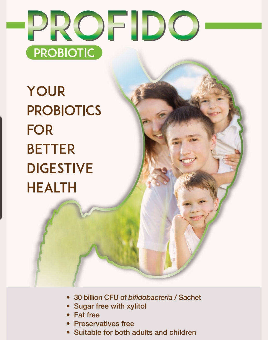 Profido Granule 30 Billion CFU Sachets 10's Orange Flavour ( prebiotic ...