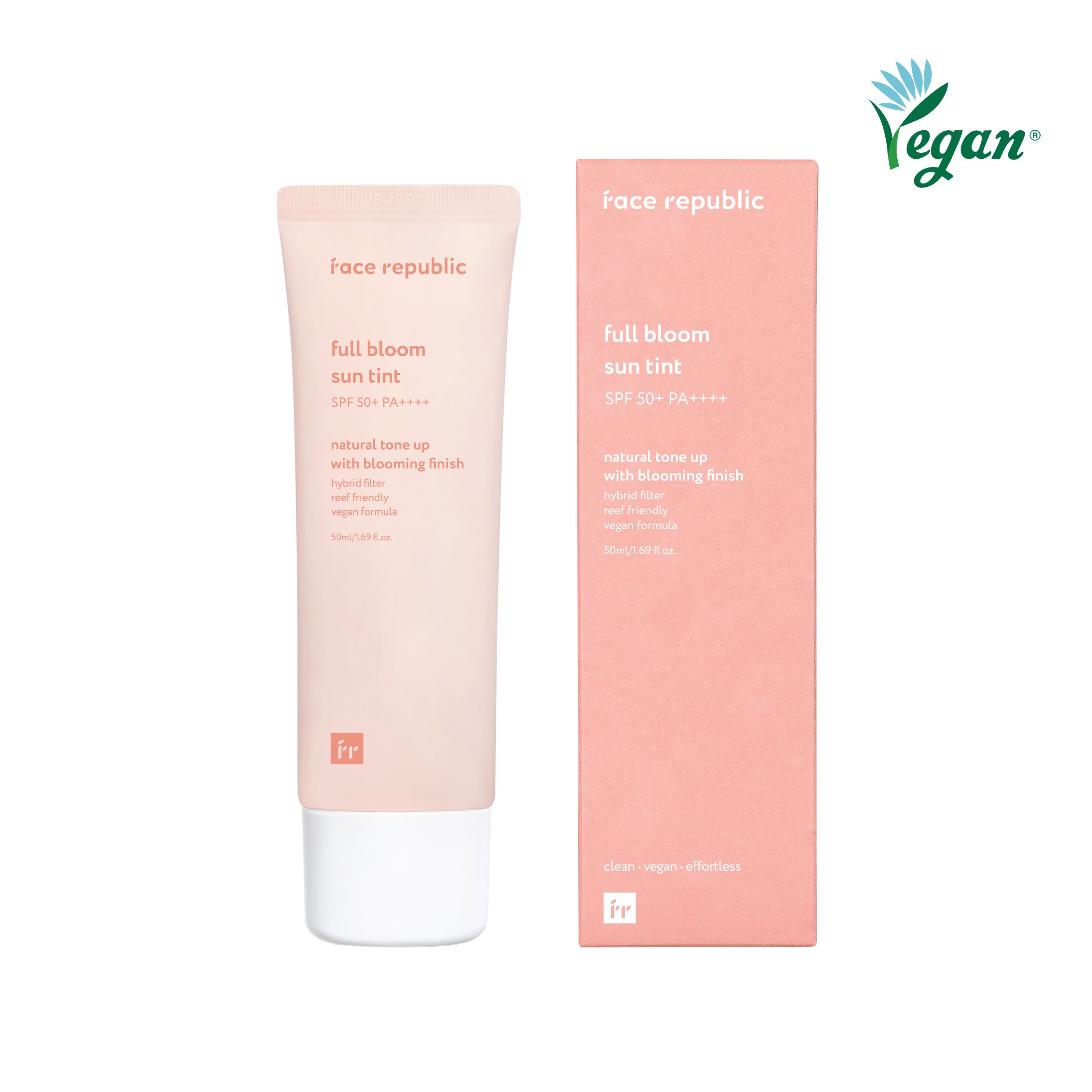 Face Republic Full Bloom Sun Tint SPF50+ PA++++ 50ml [Tinted Natural ...