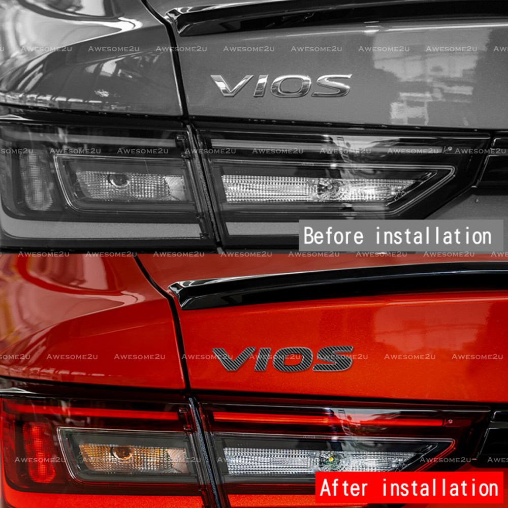 Awesome2u Toyota New Vios 2023-2024 PNP Logo Emblem Frame Cover VIOS ...