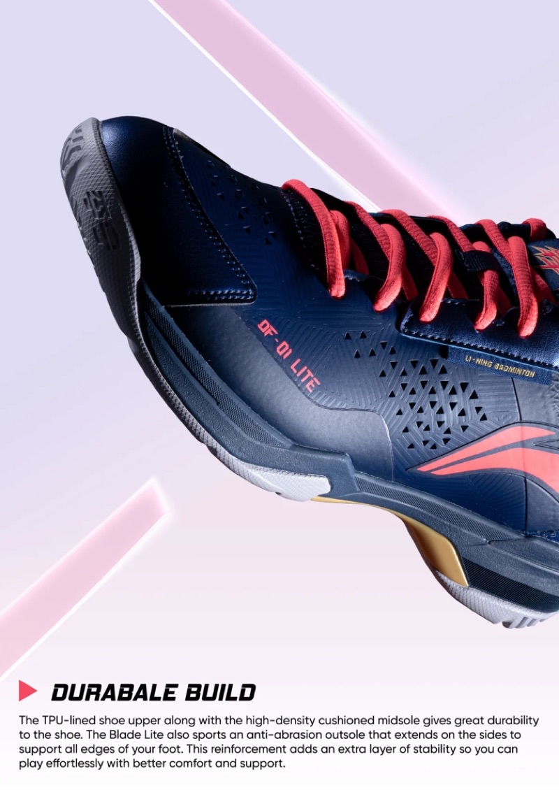 [FREE SOCKS] LI-NING Blade DF-01 LITE Professional Badminton Shoes ...