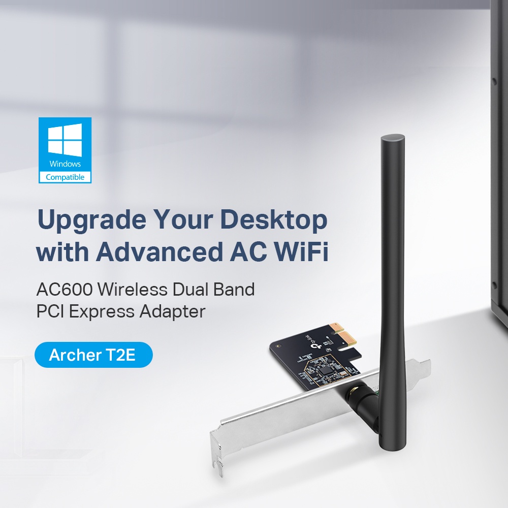 TP-LINK Archer T2E AC600 WIRELESS DUAL BAND PCI EXPRESS ADAPTER ...