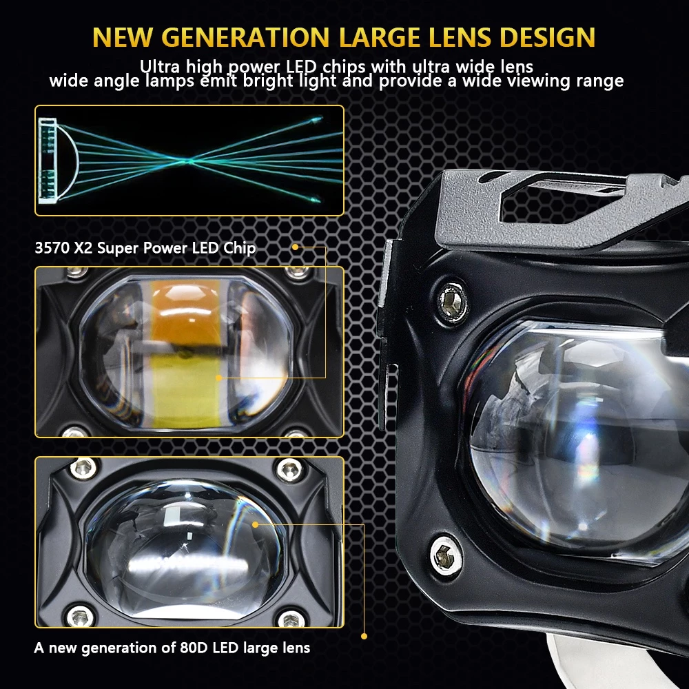 X5 Spotlight 3Line Headlight Led Laser Light Motor Scooter ADV150 ...