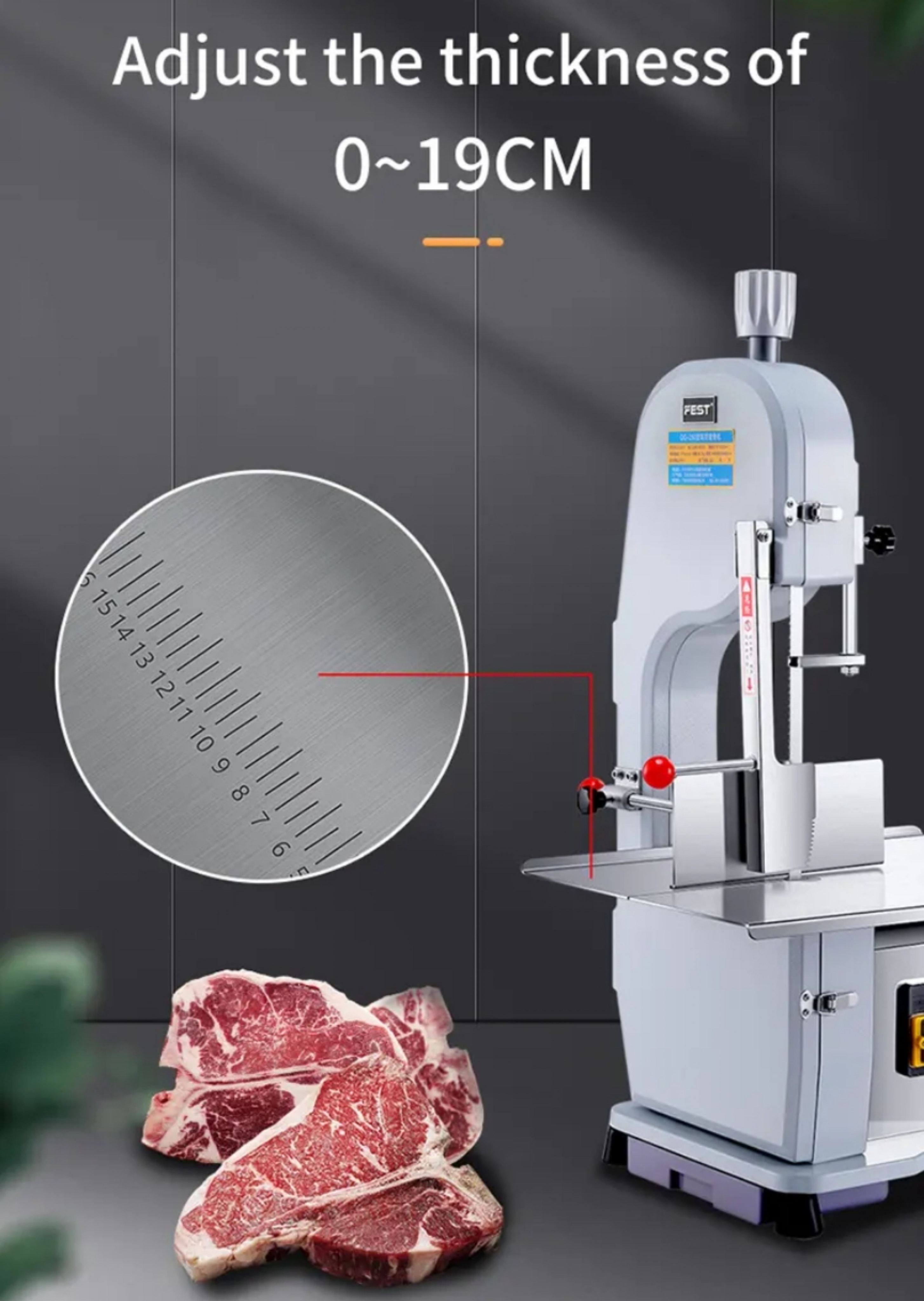 Fest Professional Rc250 Electric Bone Saw Machine 1500w/Meat Bone ...