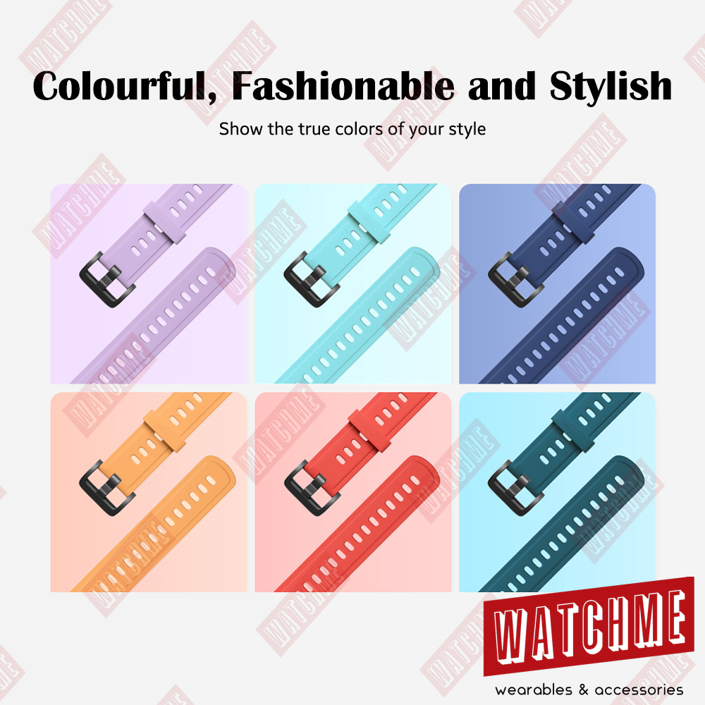 GOOJODOQ Watch Strap, Color Series 22mm 20mm, Black Metal Buckle (for ...