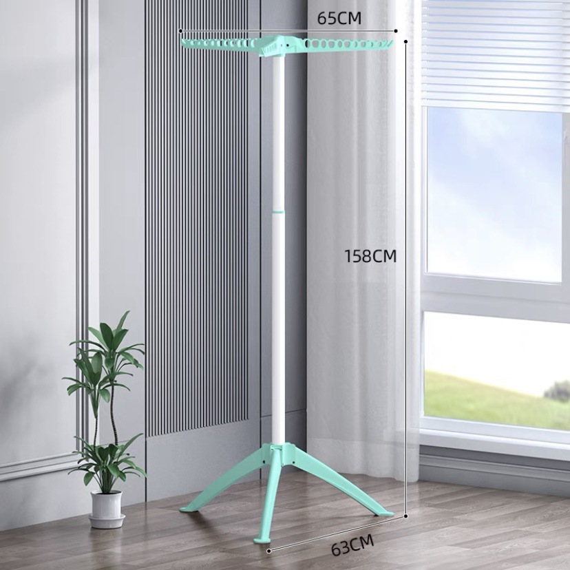 【M'sia Stock】Retractable floor rak baju penyangkut baju cloth hanger ...