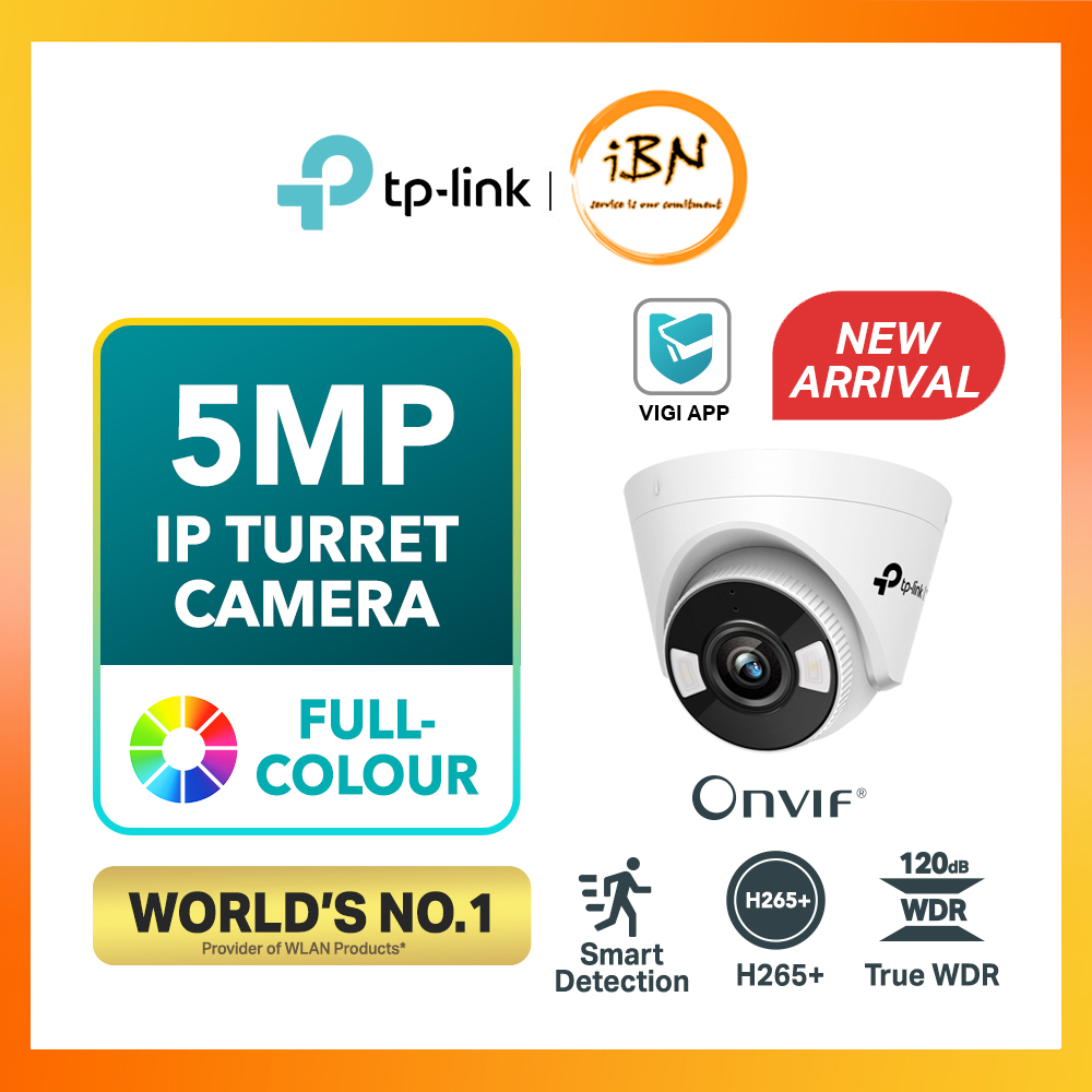 TP-Link 5MP CCTV VIGI C450 - Indoor Full-Color Super-High Definition ...
