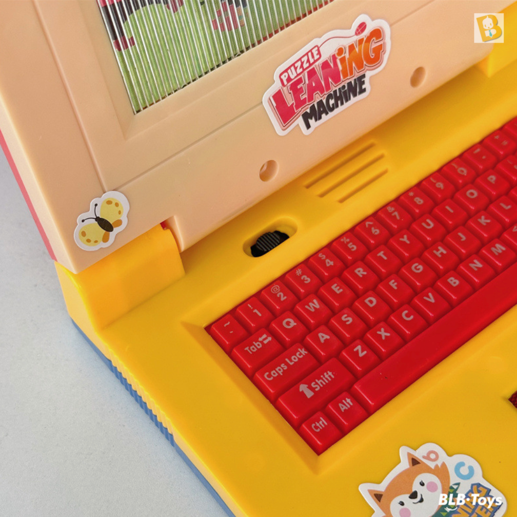 BabyBoss Music & Light Kids Small Laptop Plastic Simulation Computer ...