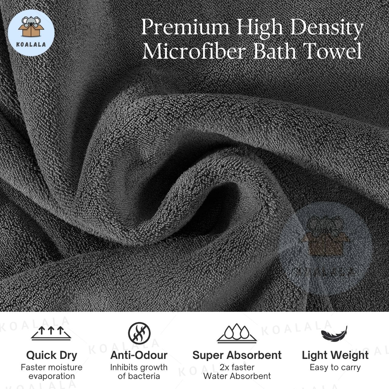 Bath Towel Tuala Mandi Dewasa Serap Air Microfiber Tuala Mandi Baby ...