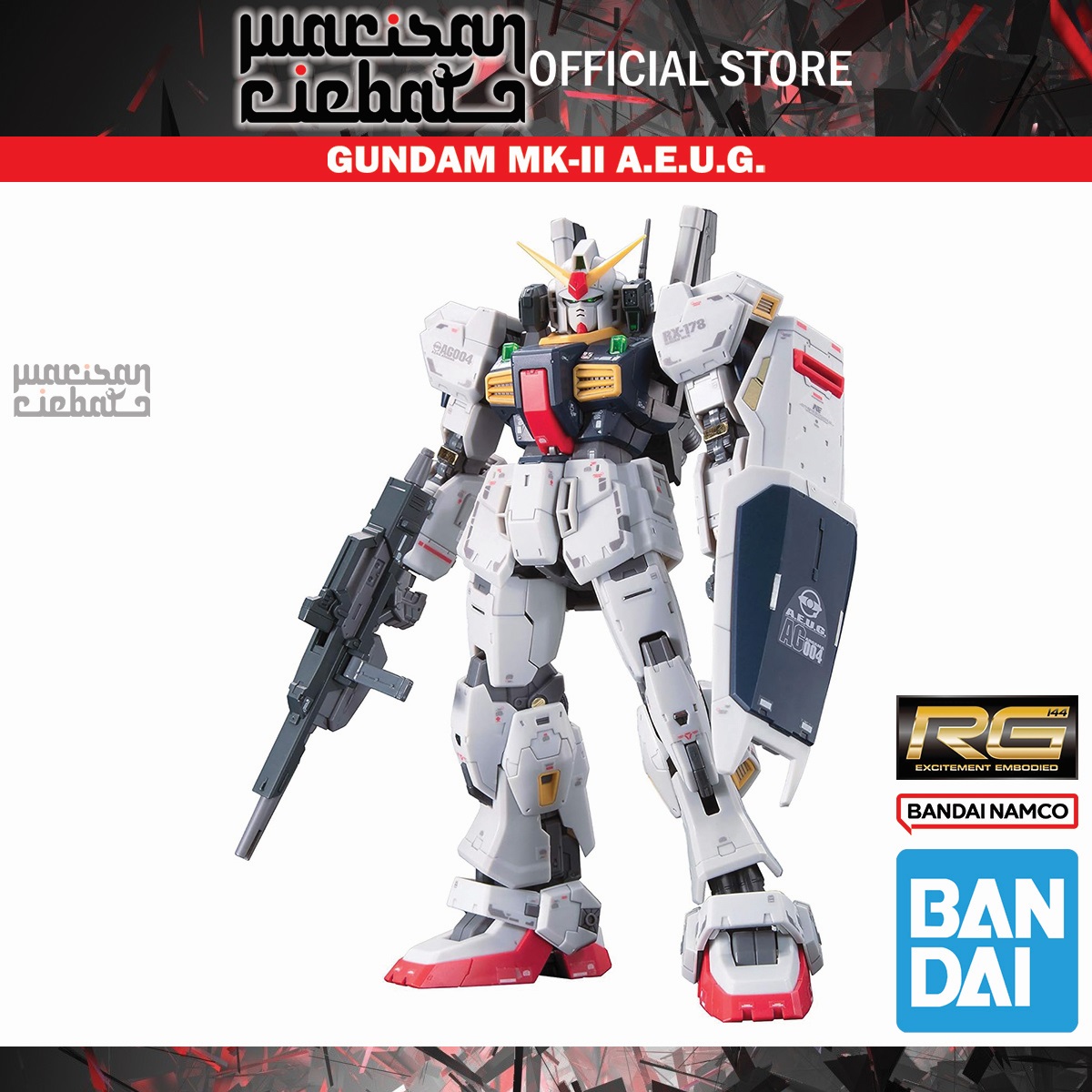 Bandai RG 1/144 Gundam MK-II A.E.U.G. (RX-178) | Shopee Malaysia