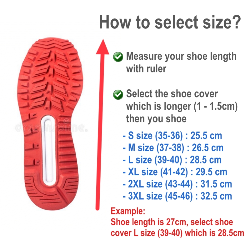 BEULIFE Reusable Waterproof Anti-Slip Rain Shoe Cover Rain Boots for ...
