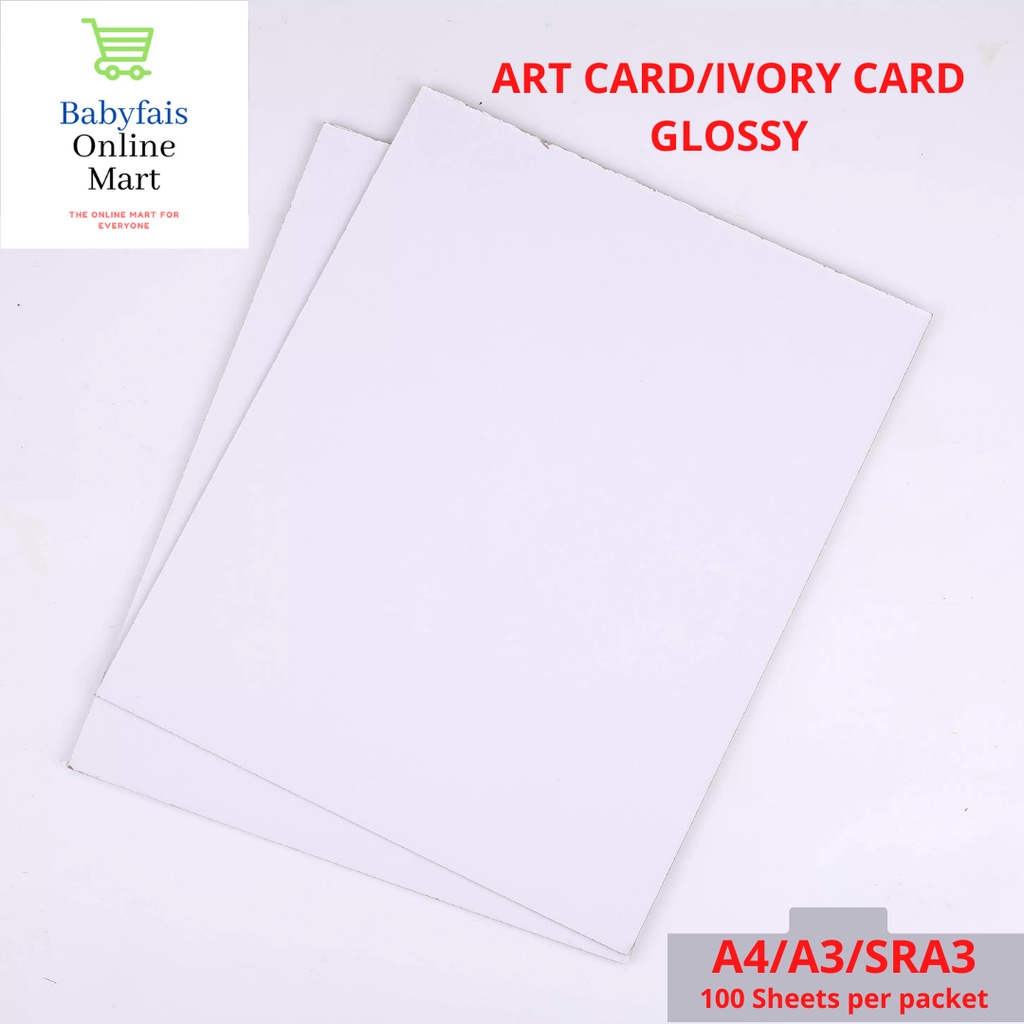 IVORY CARD 250GSM/ ARTCARD 230GSM/260GSM/310GSM 🔸 A5 / A4 / A3/SRA3 ...