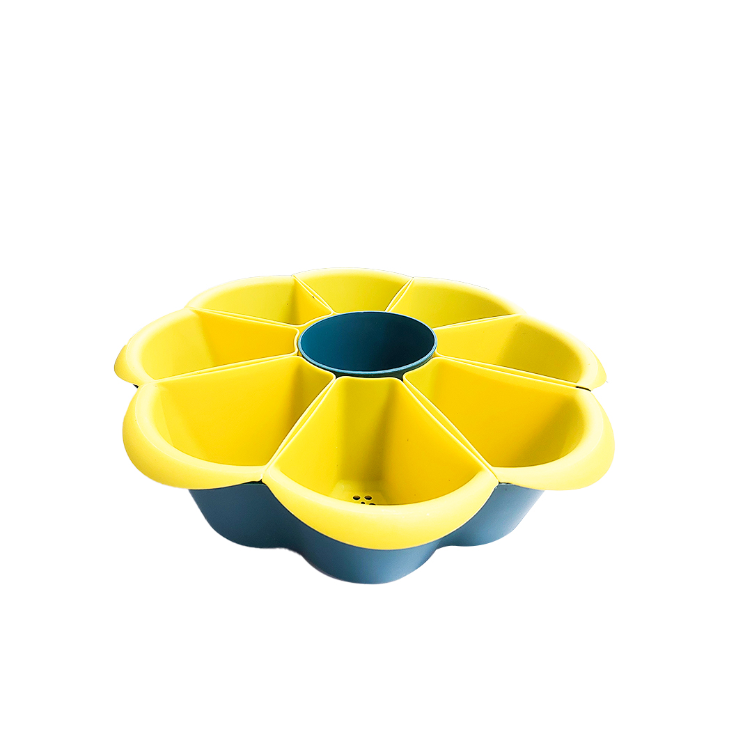 Wenbo 9 Grid Basket Hotpot Rotating Drain Basket Vegetable & Fruit ...
