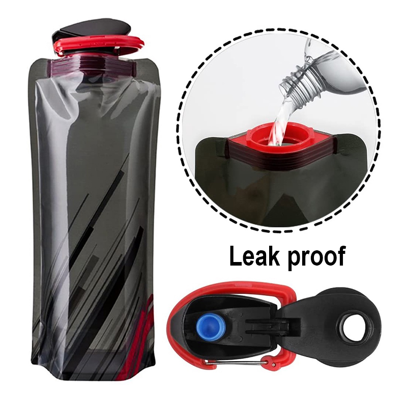 2L Foldable Water Bottle Outdoor Water Bottles Collapsible Soft Flask ...