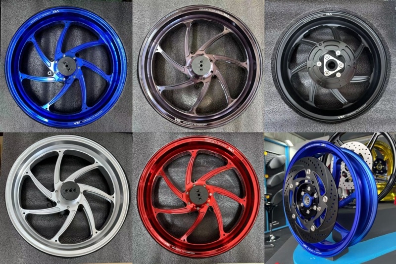 VRX XMAX 250 X-MAX 250 V1 V2 7 BATANG 7 SPOKE CNC SPORT RIM SET ...