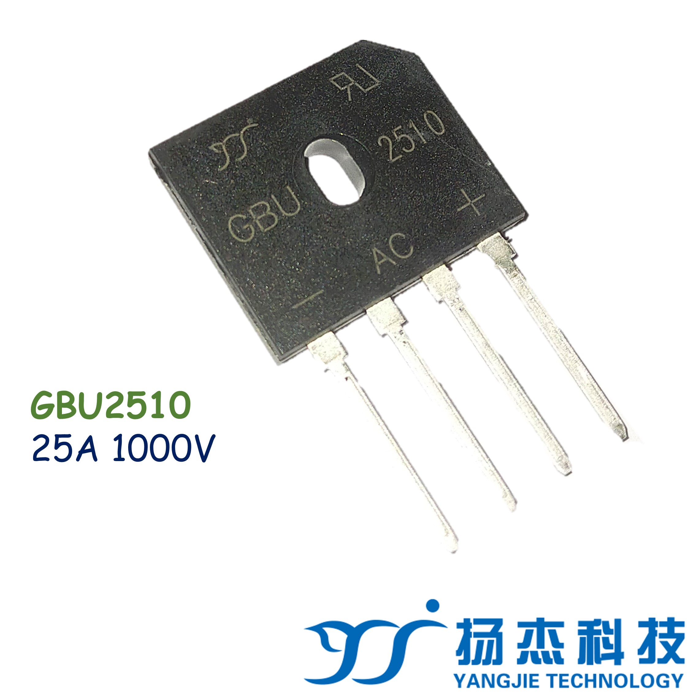 GBU810 GBU1010 GBU1510 GBU2510 Bridge Rectifier Penerus Jambatan 1000V ...