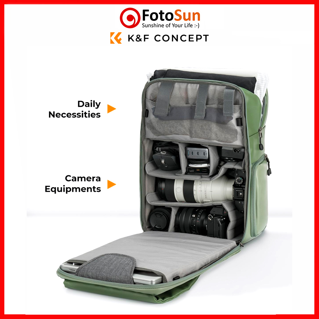 K&F Concept BETA Series camera backpack with laptop Water resistant ...