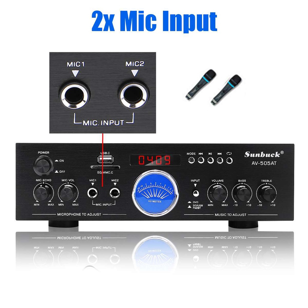 Home amplifier speaker set 6.5inch 8inch speaker 2 units，2500W Singing ...
