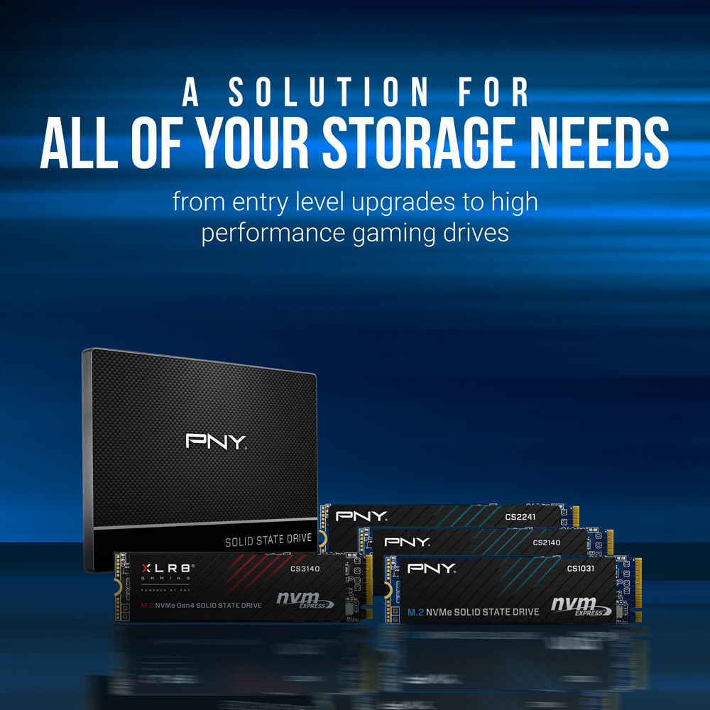 PNY CS2241 / CS2140 M.2 2280 NVMe Gen4x4 SSD ( 500GB / 1TB ) | Shopee ...