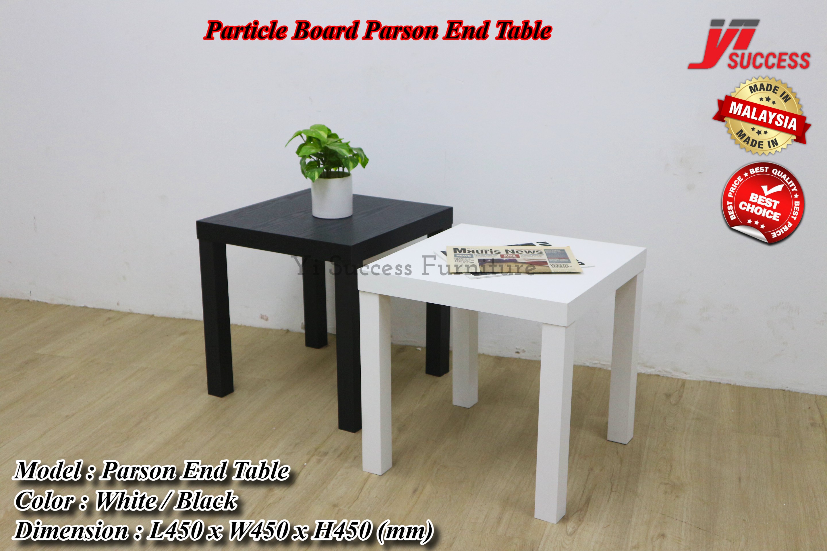 Yi Success Portable Coffee Table / Meja Kecil Murah / Ikea Side Table / Ikea Lack Table / Parson ...