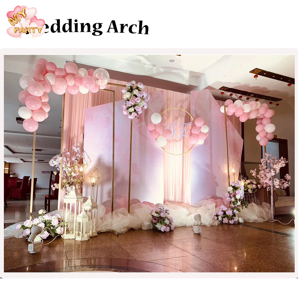 Square Metal Arch Backdrop 1m 1.5m 2m Wedding Rack For Wedding Party ...