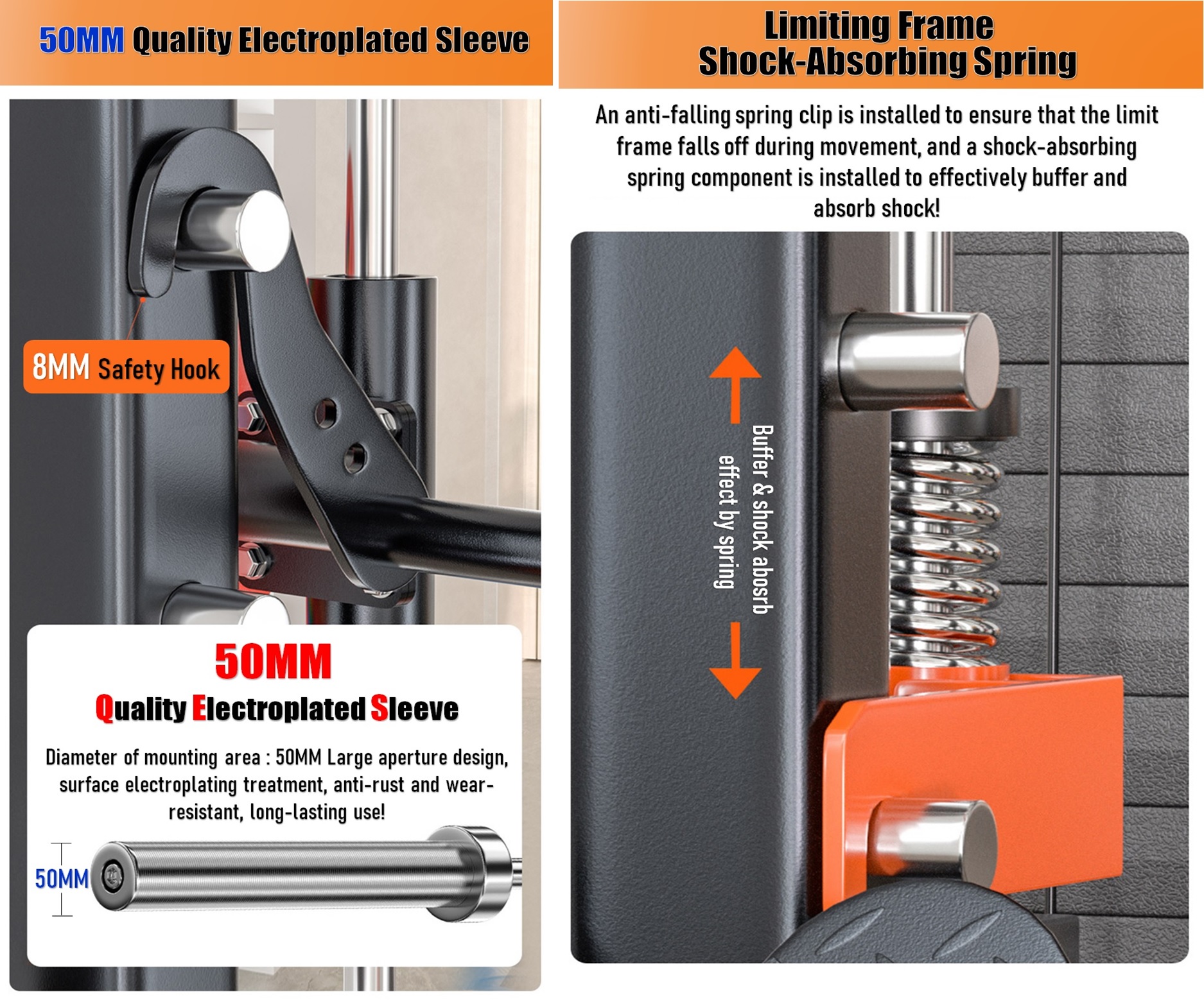 Commercial Grade Smith Machine Power Cage Rack Fitness Equipment Full ...