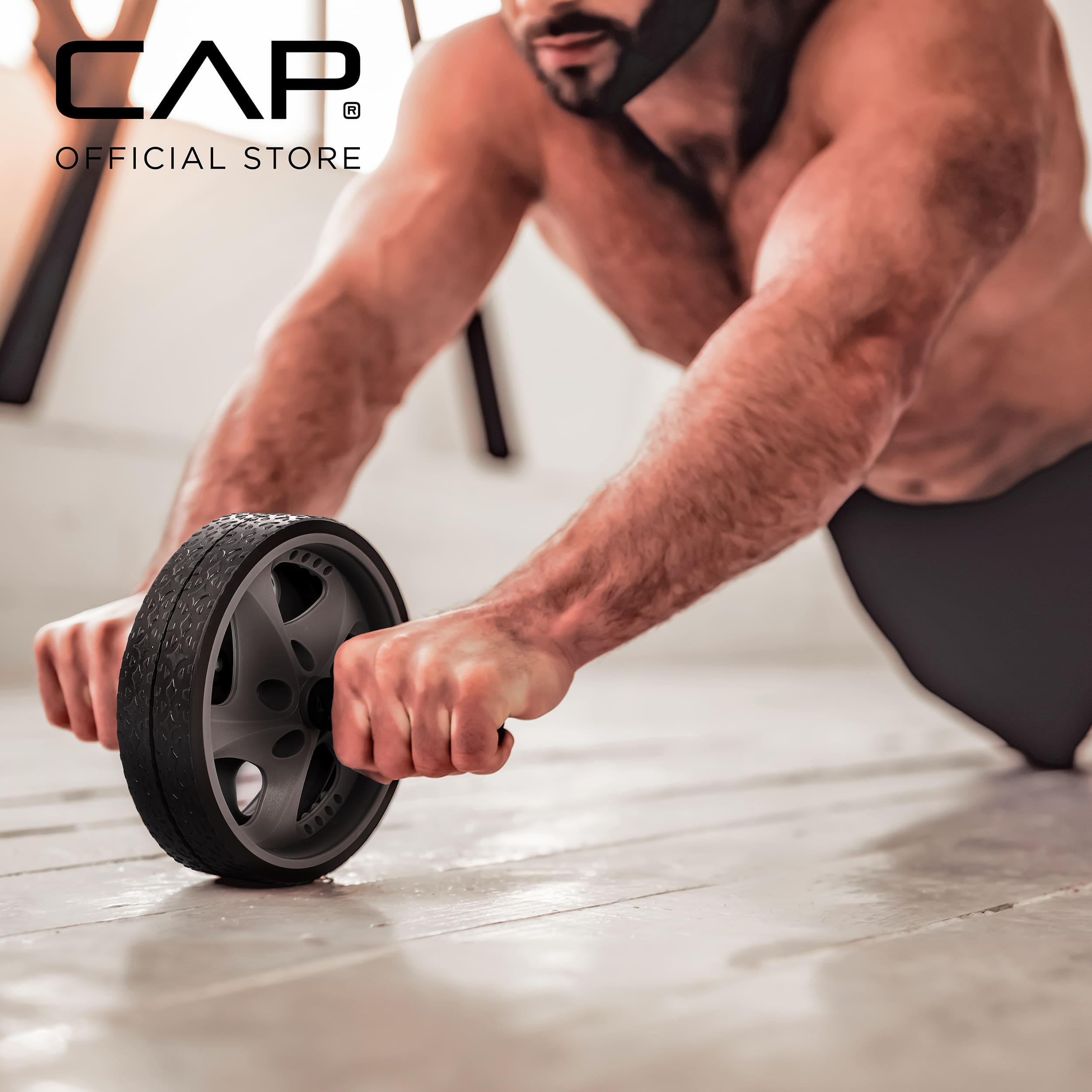 CAP Barbell Abdominal Wheel Tone Fitness Ab Roller Wheel for Abs ...