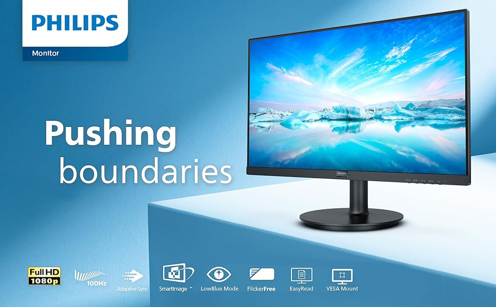 Philips 271V8LB (VA) / 271V8B (IPS) 27" FHD Monitor | 100Hz | Adaptive ...