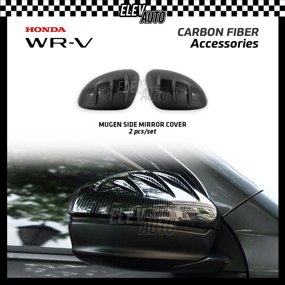 Honda WRV WR-V Carbon Fiber Accessories Door Handle Bowl Side Mirror ...