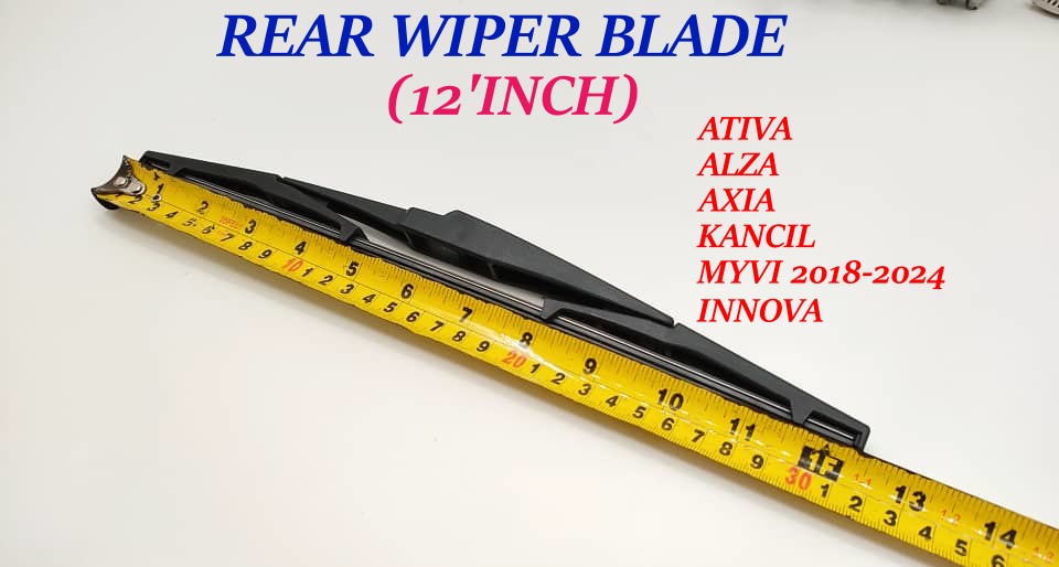 PERODUA ALZA AXIA ATIVA KANCIL 02 FULL SET REAR WIPER Wiper Blade Wiper ...
