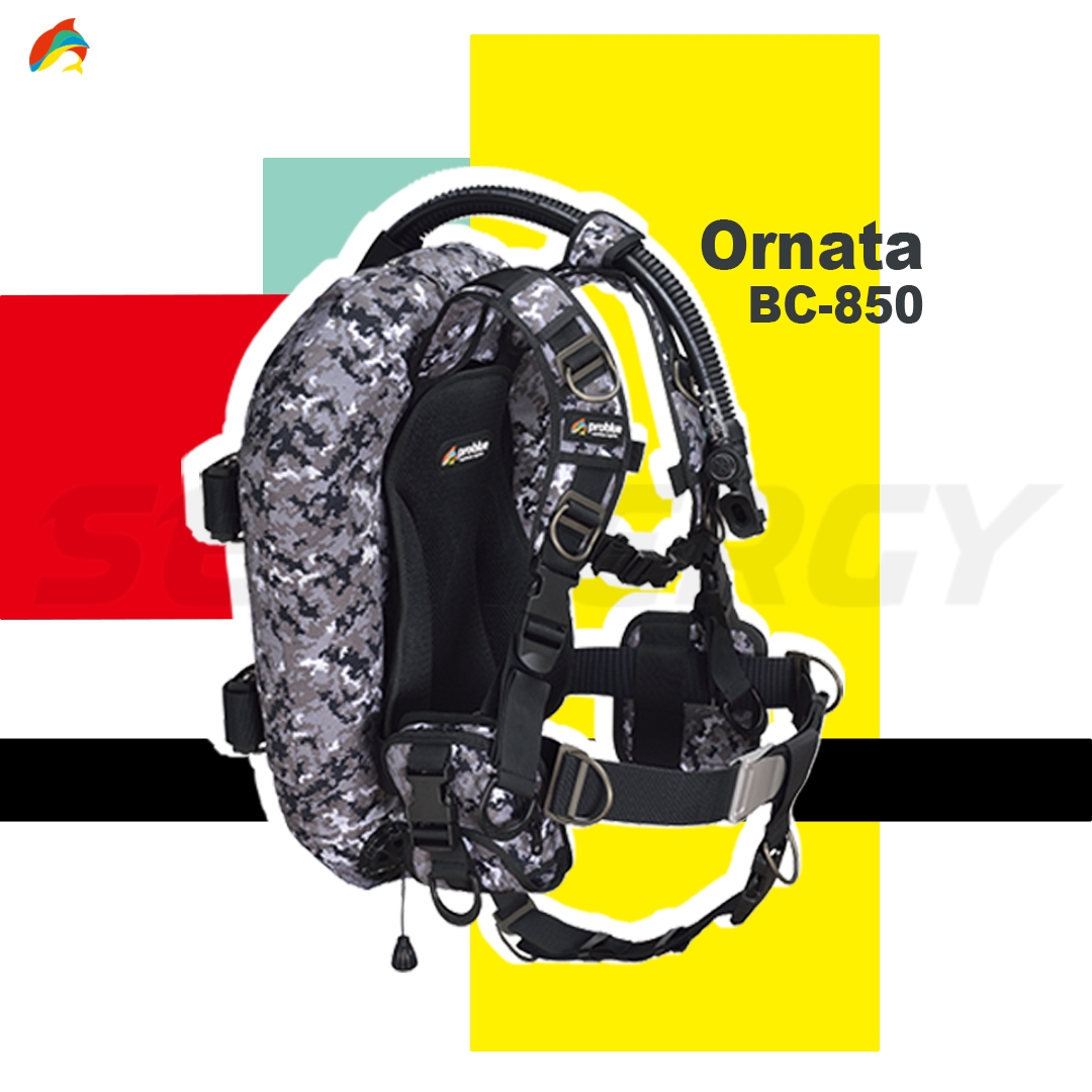 Problue Ornata BCD BC850 Donut BCD Scuba Diving Back Inflation BCD Buoyancy Control Device ...