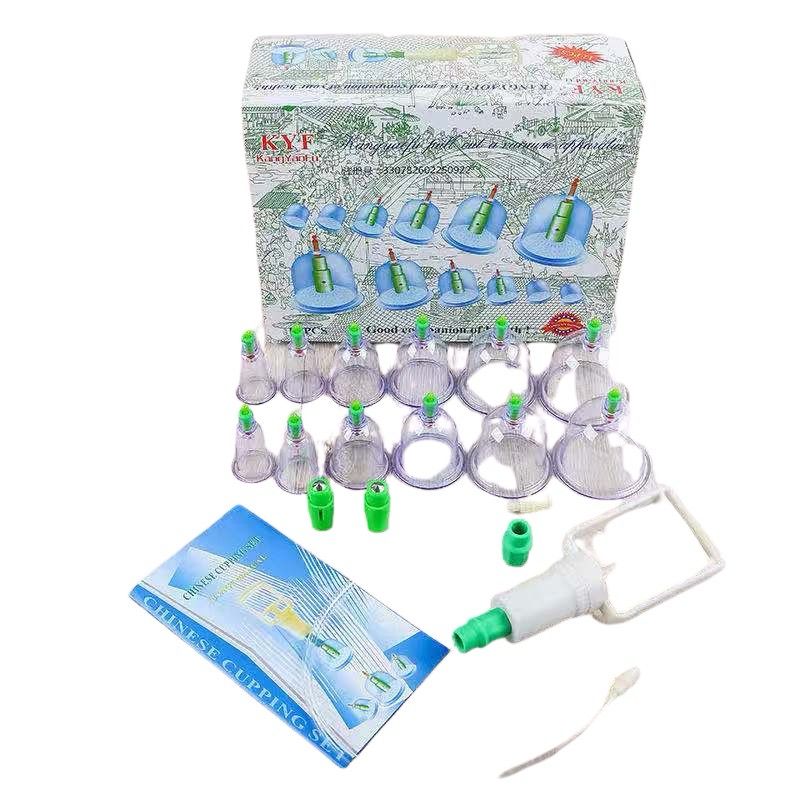 (Include Tube)Cupping Therapy 12 Cups/Set bekam/ 拔罐器 set Cupping Cup ...