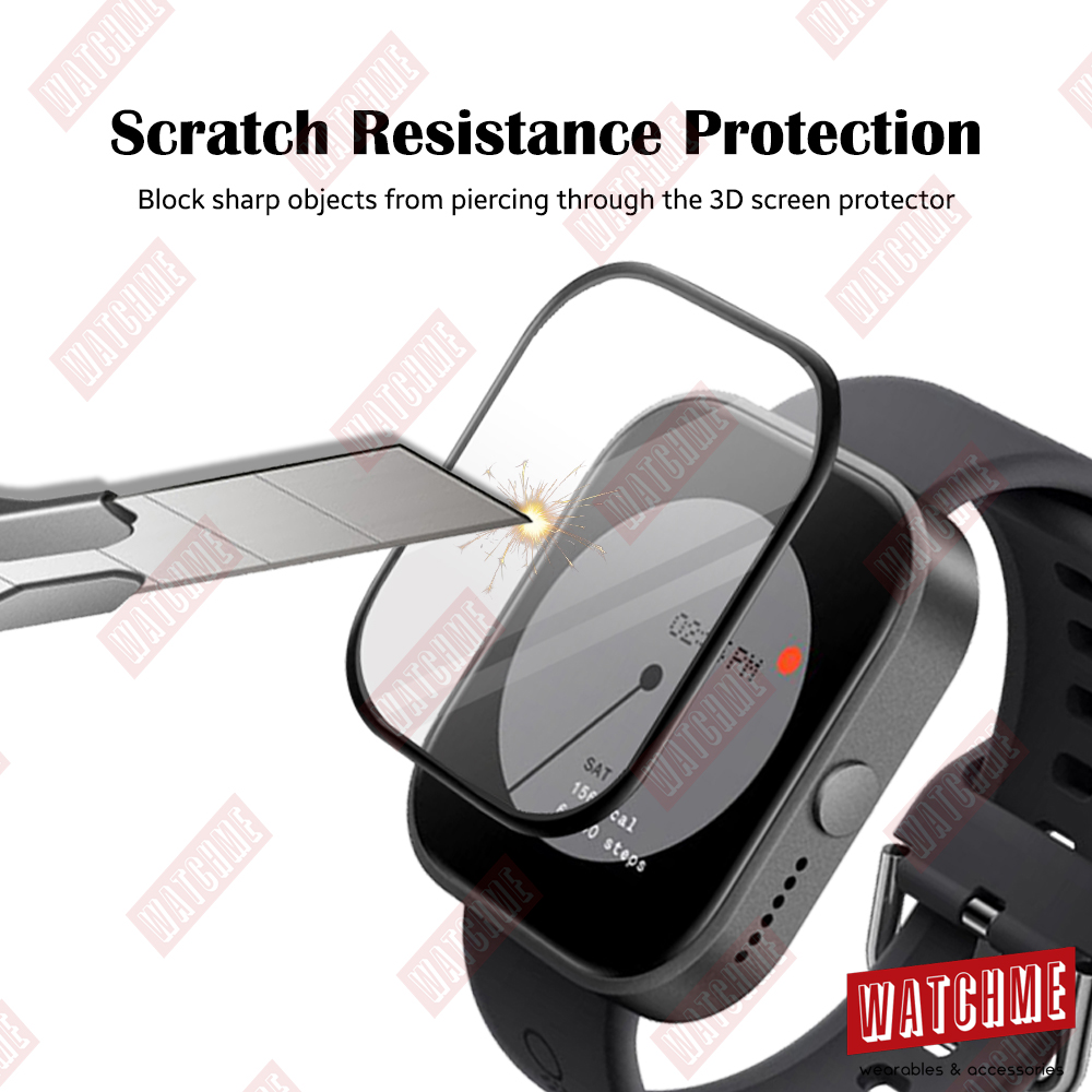 Nothing CMF Watch Pro Screen Protector, 3D Full Cover PMMA, TPU Soft Film (smartwatch ...