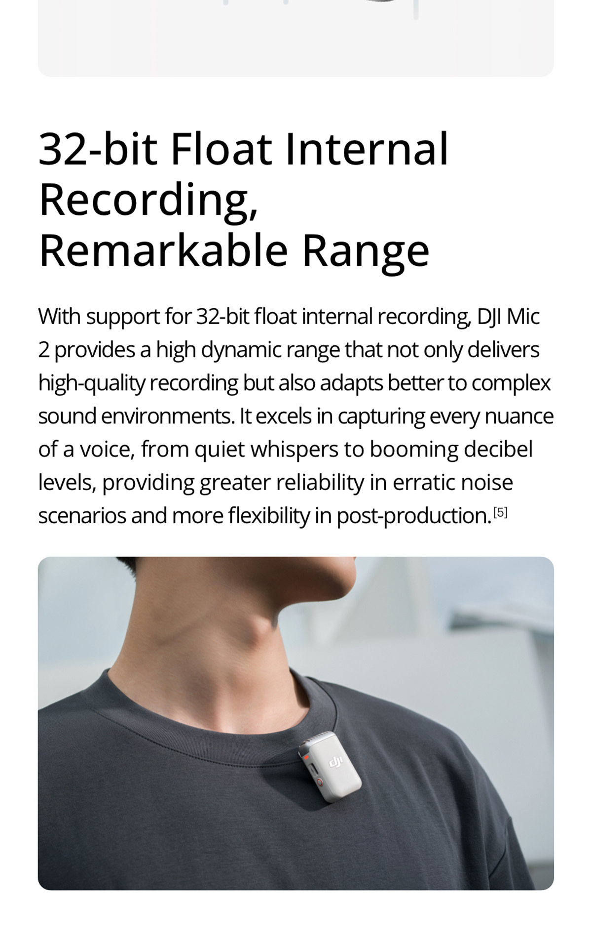 DJI Mic 2 - High-Quality Audio Recording | All-In-One, Ready to Use ...