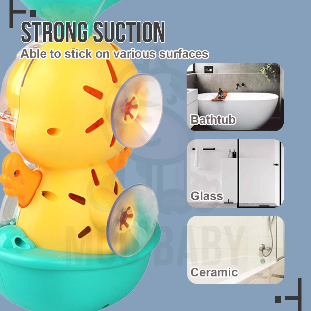 Moo Baby Toy Baby Bath Toy Sprinkle Duck Baby Bath Toys for Kids Mainan ...