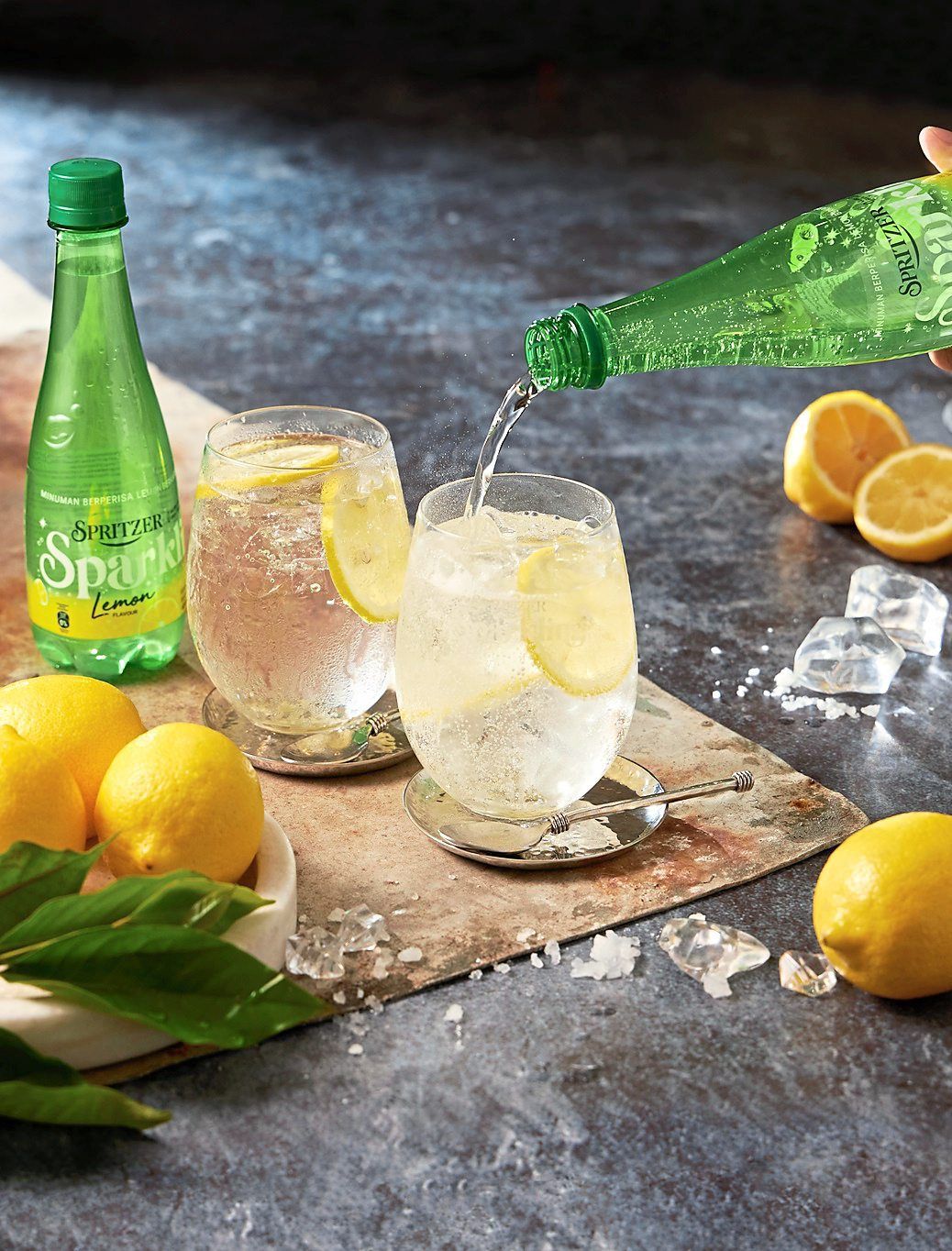 24x400ml【Spritzer Lemon Sparkling Mineral Water】 | Shopee Malaysia