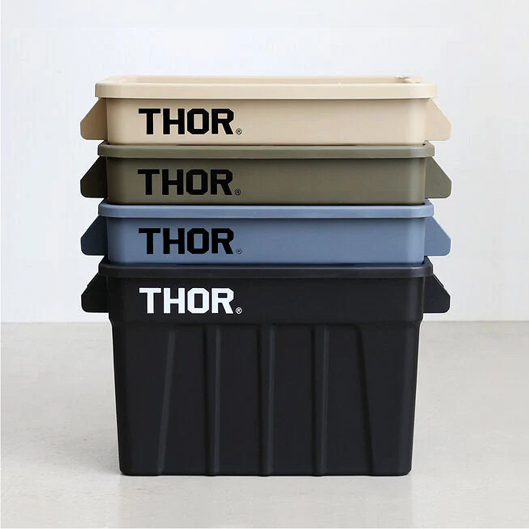 THOR Storage Box with Lid - 75L Large Capacity Stackable Storage ...