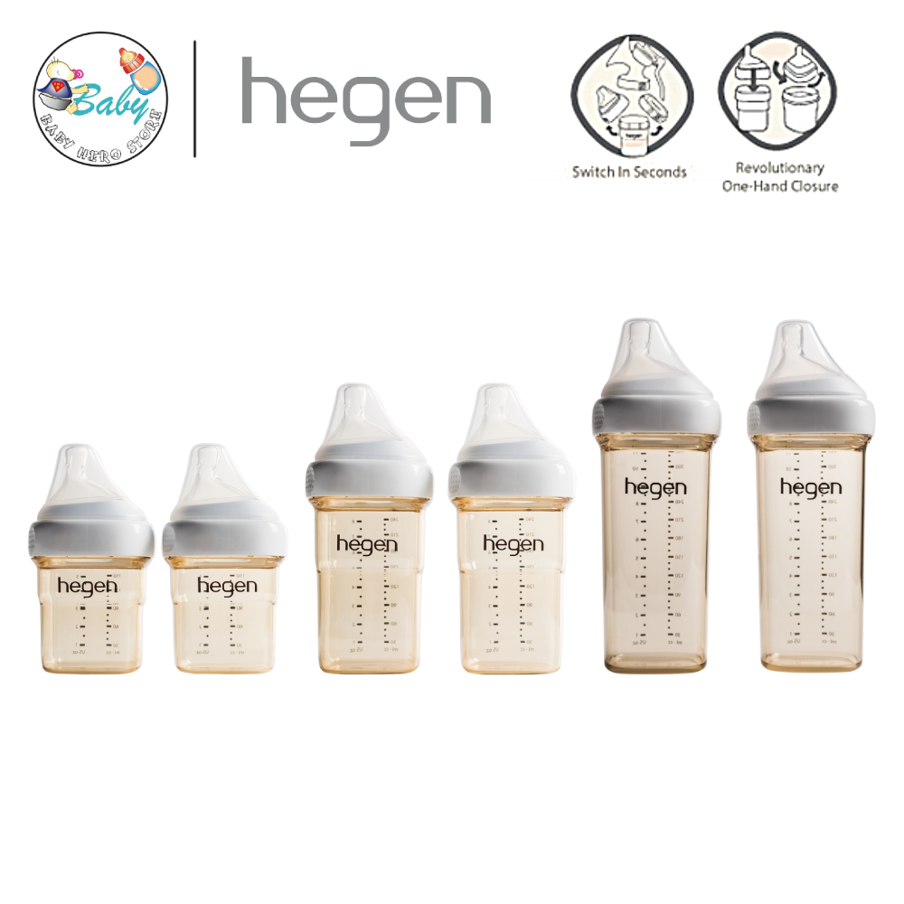 Hegen PCTO™ Feeding Bottle PPSU Double | 150ml 240ml 330ml | Botol Susu | BABY HERO STORE ...