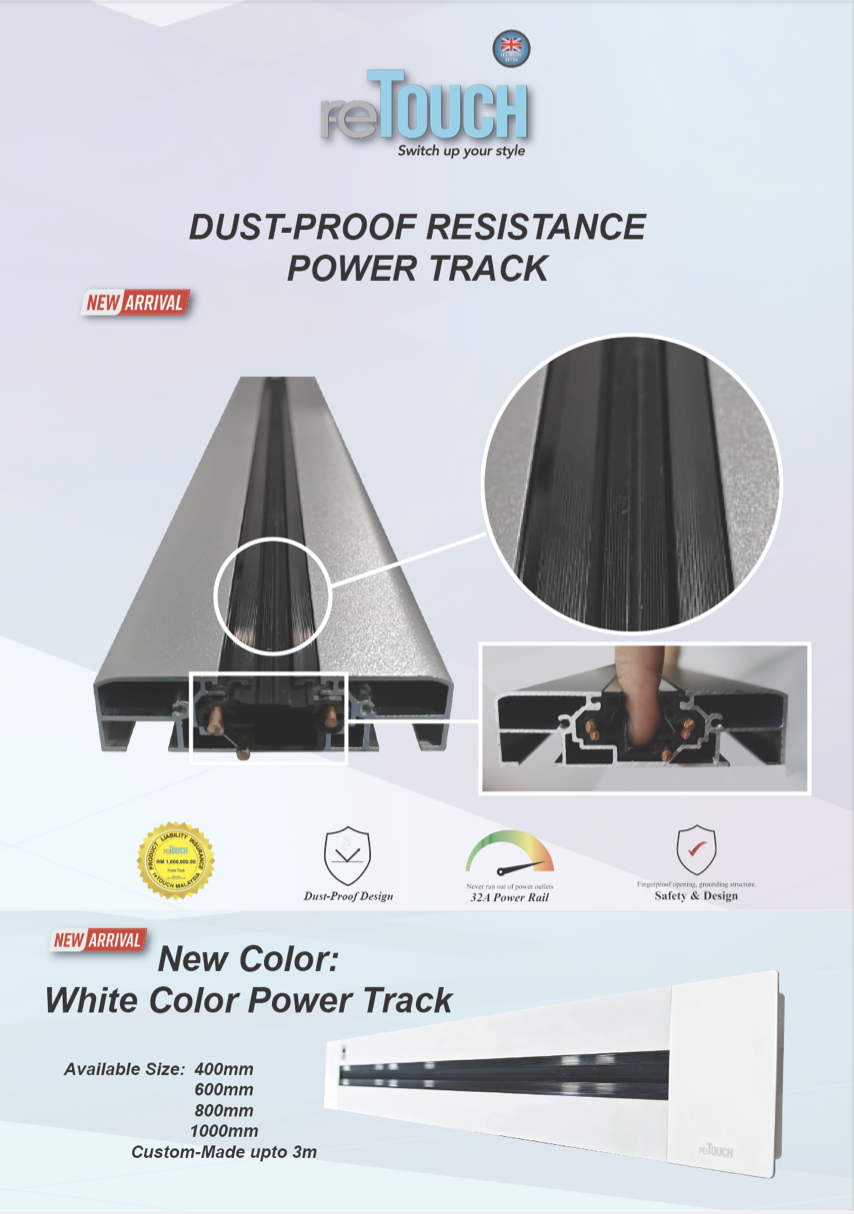SIRIM RETOUCH POWER TRACK SOCKET MULTIPLE USB SWITCH With Light ...