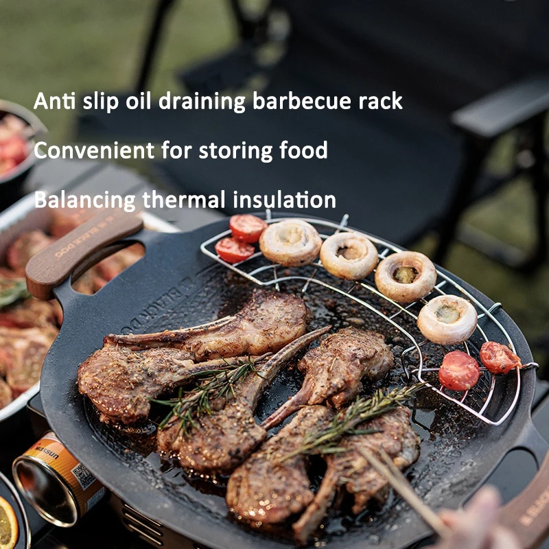BLACKDOG Grill Pan Set Korea Pan Non-Stick Frying Pan Cooking Outdoor ...